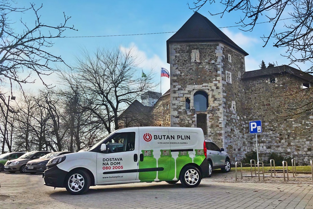 Zelena jeklenka | Butan plin